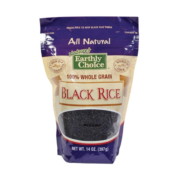 Nature's Earthly Choice Black Rice - Case of 6 - 14 oz. - Walmart.com