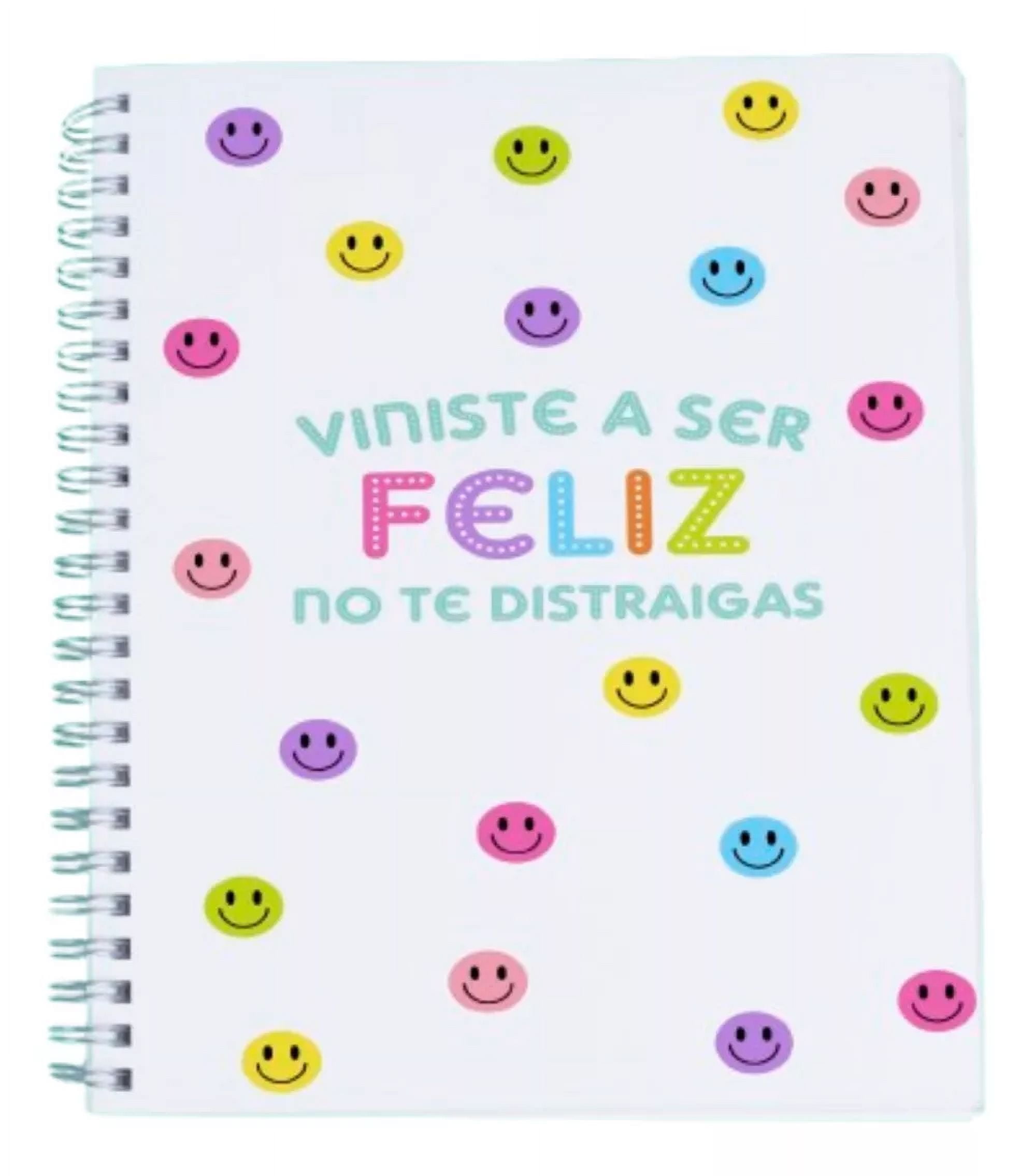 Agenda Semanal 2025 Con Pasta Dura Mod. Happy Faces | Bodega Aurrera en línea