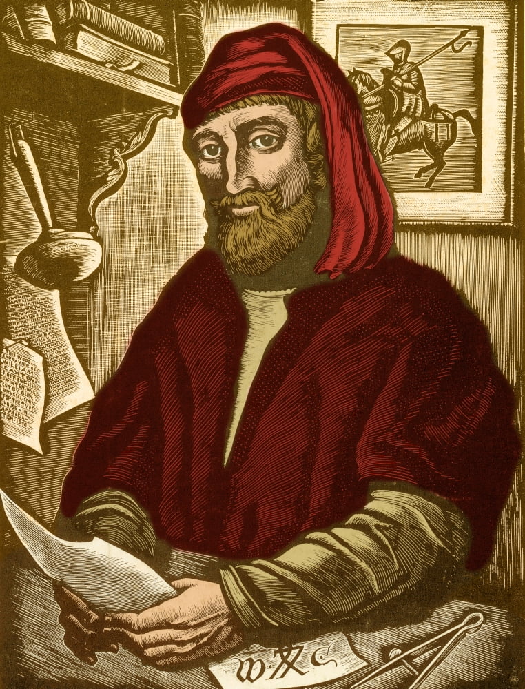 William Caxton English Printer Poster Print by Science Source - Walmart ...