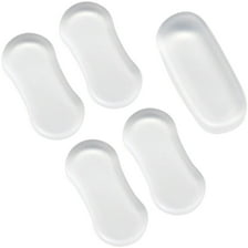 9.5mm (Dia) X 3.7mm (H) Round Cabinet and Furniture Bumpers Silicon ...