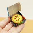 Hesroicy 1 Set 1:12 Dollhouse Pizza Realistic High Reduction Miniature ...
