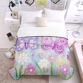 Boho Butterfly Quilted Comforters Cooling Blanket King Size ...