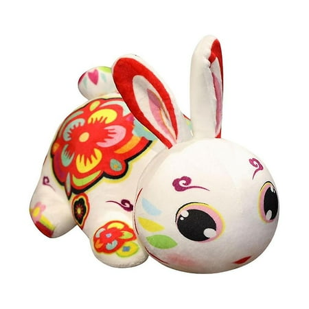 2023 Chinese New Year Bunny Toy Plush Stuffed Zodiac Mascot Rabbit ...