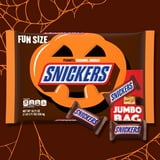 Snickers Fun Size Halloween Chocolate Candy Bars, 18.71 oz Bag ...