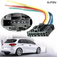 6-PIN Electrical Connector with Prewired Wiring for Peugeot & Citroen ...