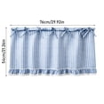 1 Pc Handmade Ruffled Farmhouse Oven Skirt with Ribbon Tie Top ...