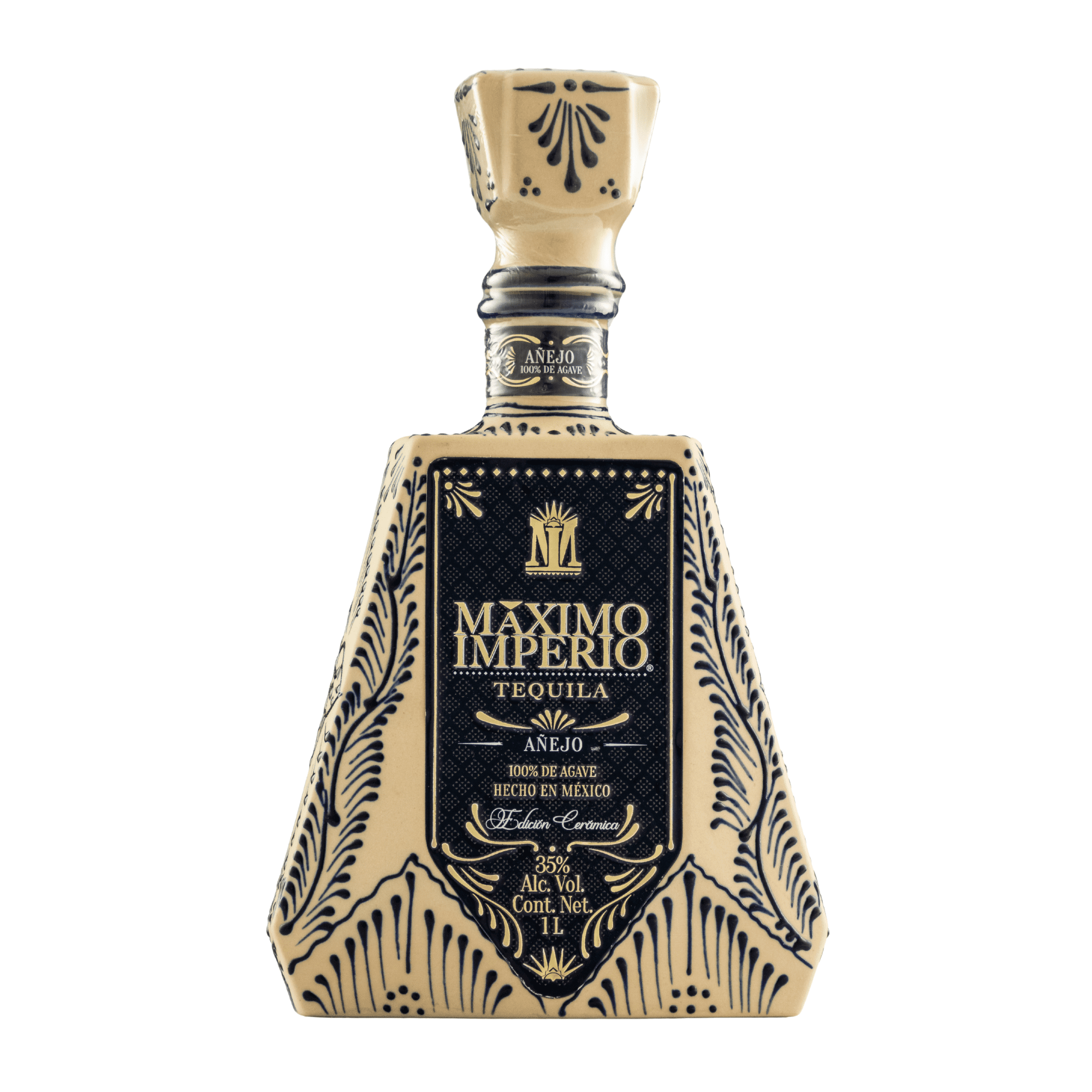 Tequila Máximo Imperio Cerámica Añejo 1000 Ml Máximo Imperio Tequila ...