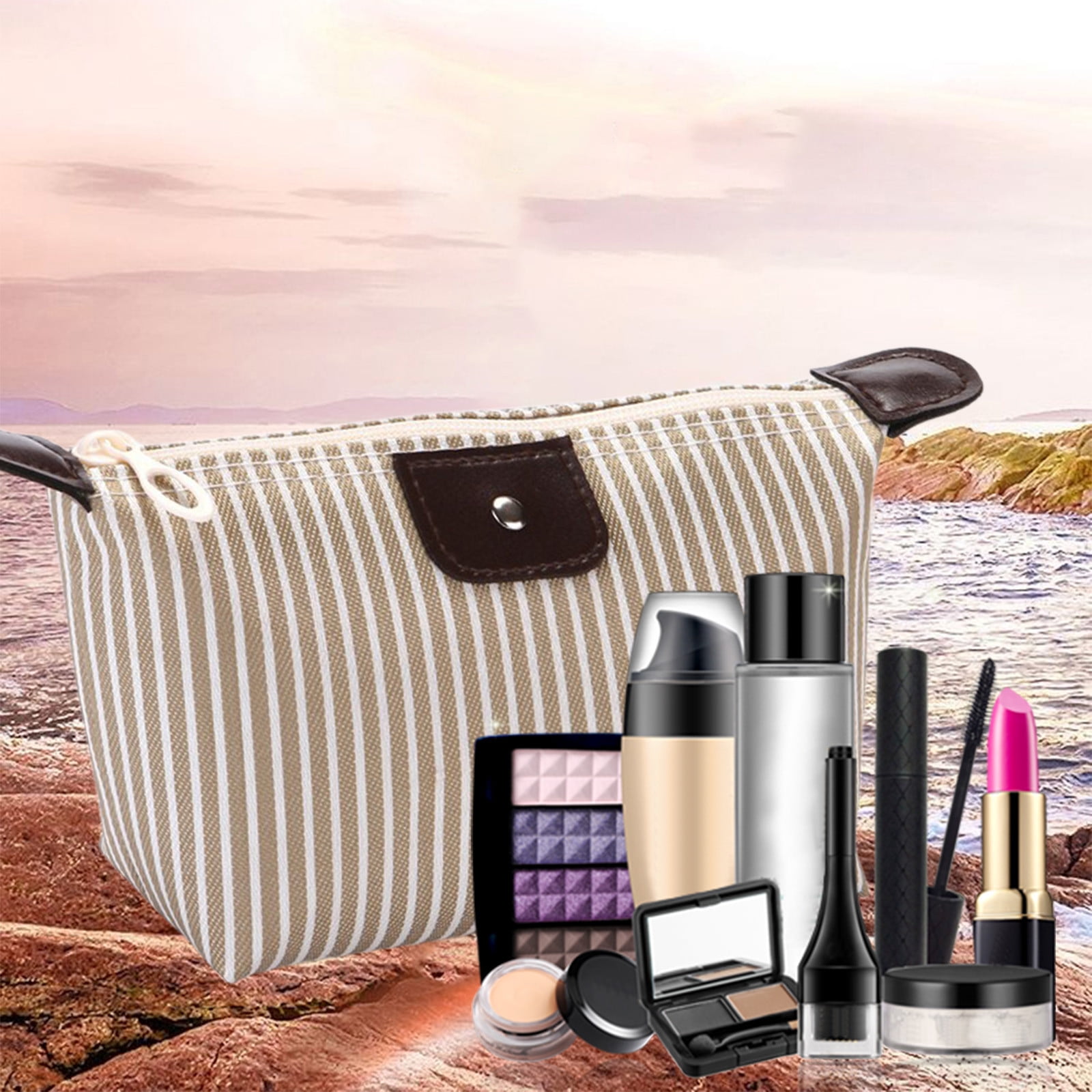 Click here for Vaidha Foldable Dumpling Makeup Bag Travel Toiletr... prices