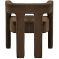 Meridian Furniture Athena Brown Velvet Dining Chair - Walmart.com