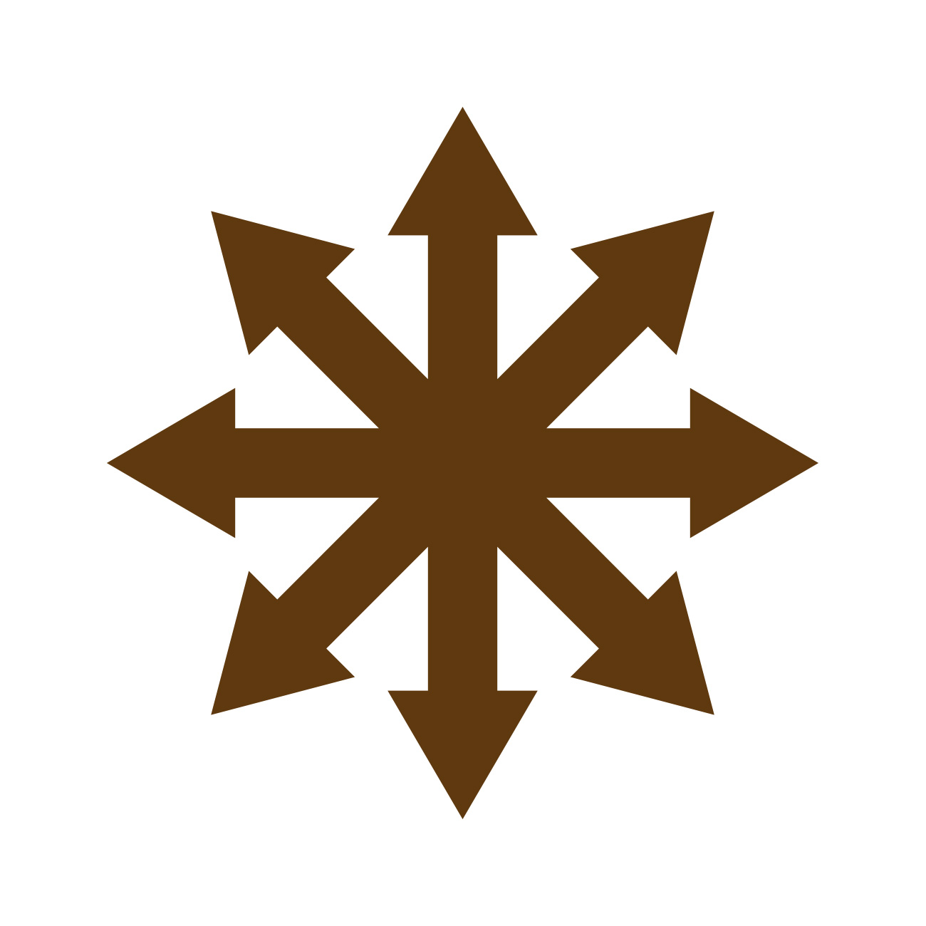 Chaos Symbol Sticker Decal Die Cut - Self Adhesive Vinyl - Weatherproof ...