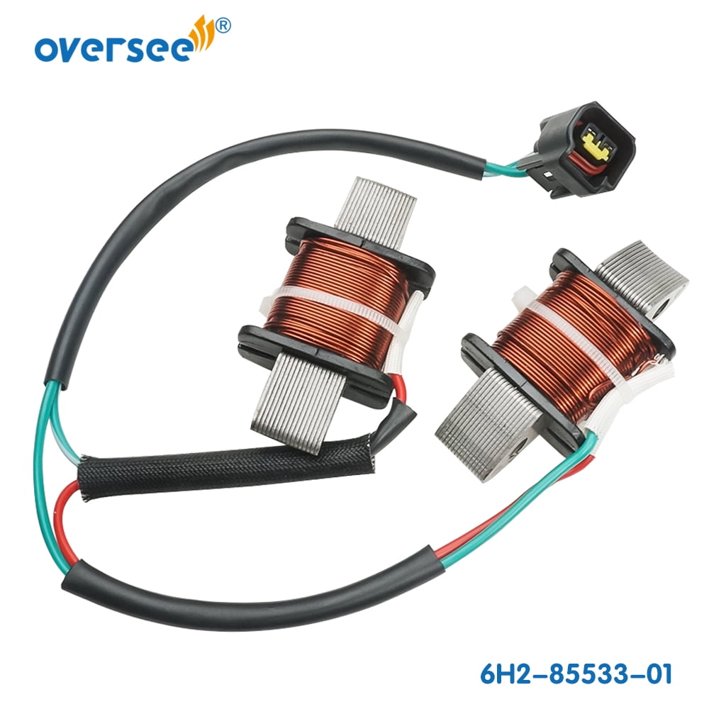 Oversee Marine Parts: Lighting Coil Kit for Yamaha Outboard Motor 2T ...
