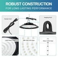 LED High Bay Light 100W UFO LED Shop Lights Commercial Warehouse Workshop Garage Factory Lowbay ...
