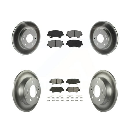 Transit Auto - Front Rear Coated Disc Brake Rotors And Semi-Metallic ...