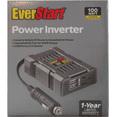 Ever Start Vehicle Power Inverter 100W with Dual USB Ports 12V DC ...