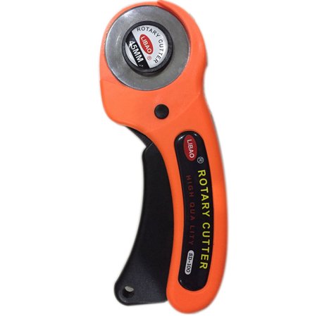45mm Blades Manual Rotary Fabric Cutter Craft Cloth Leather ABS Plastic ...