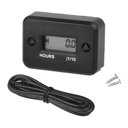 Decodeary LCD Screen Digital Display Motorcycle Dirt Bike Hour Meter ...