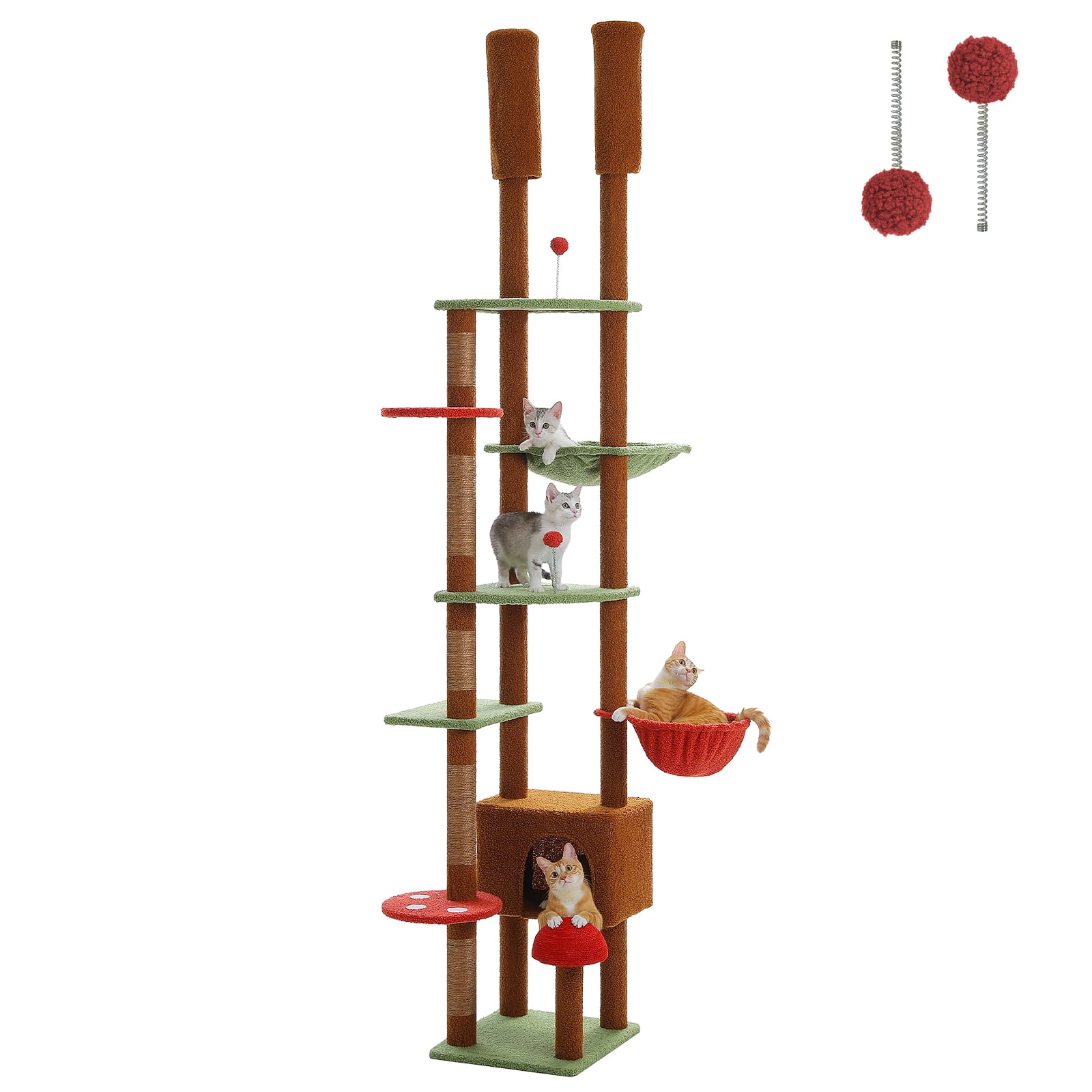 Click here for Pawz Road 90.5-100.4 Floor To Ceiling Cat Tree Tow... prices
