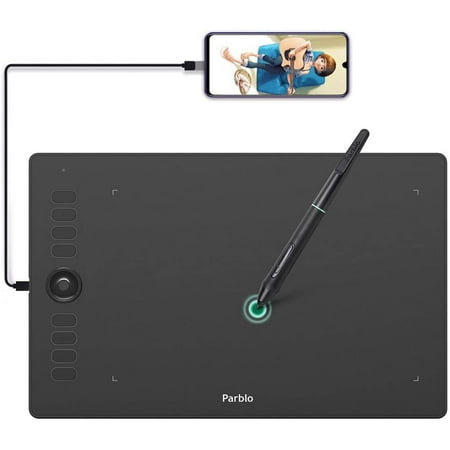 Parblo A610 Pro Graphic Drawing Tablet Online Lesson Tablet Supports ...