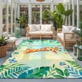 4'x6' Area Rugs, Cartoon Giraffe Indoor Outdoor Area Rug for Living ...