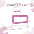 Dream On Me Mesh Bed Rails for Twin Size Bed, Double Pack (Recommended ...