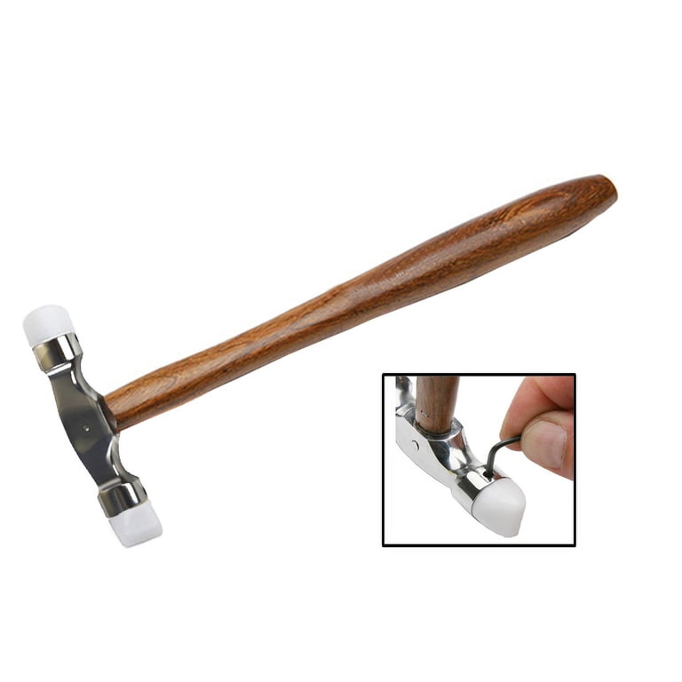 22 Pcs Interchangeable Nylon & Steel Heads Hammer Set Forming Shaping...