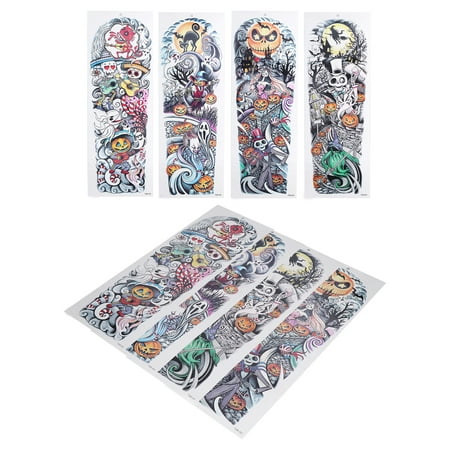 Wchiuoe Fake Sticker,Temporary Stickers Pumpkin Pattern Waterproof Full ...