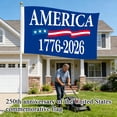 ZZAIXHL 250 Anniversary Flag 3x5 Ft Double Sided 1776-2026 250th ...