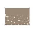 Stars Moon Sun Shade Sail 8'X10' Starry Night Khaki Brown Background ...