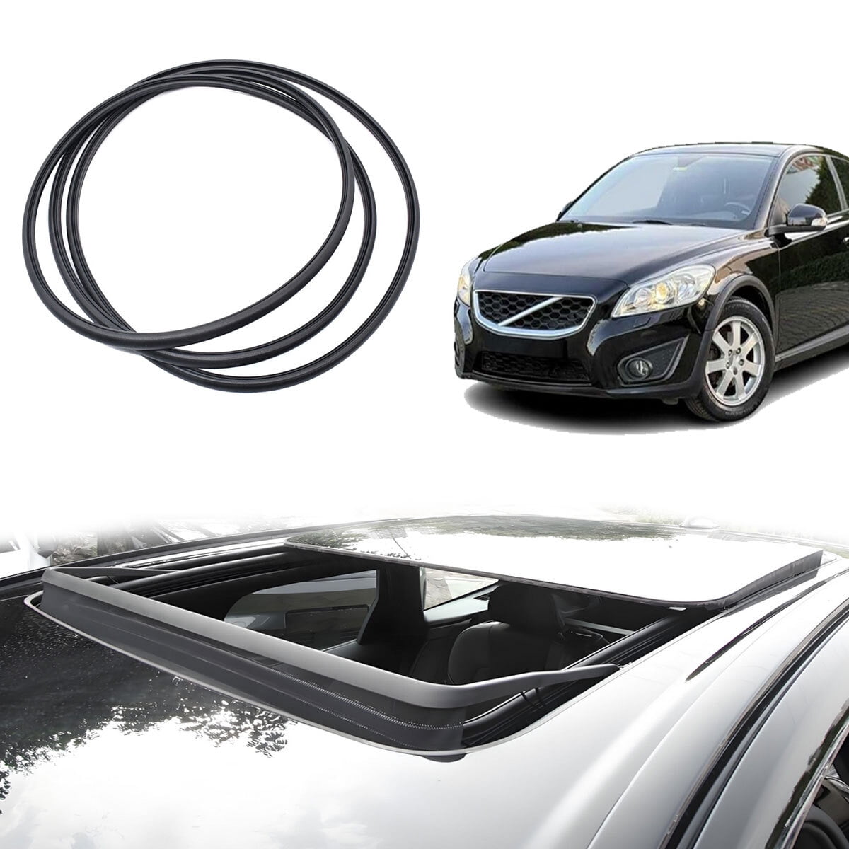 Car Sunroof Seal Moulding Weather Strip Gasket 31218248 for Volvo XC70 ...