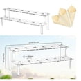 Clear Ice Cream Cone Holder, Wanfoou Acrylic Ice Cream Cone Holder with ...
