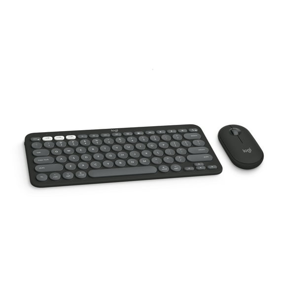 Logitech Mk270 Full Size Compact Wireless Keyboard & Mouse Combo, Black ...