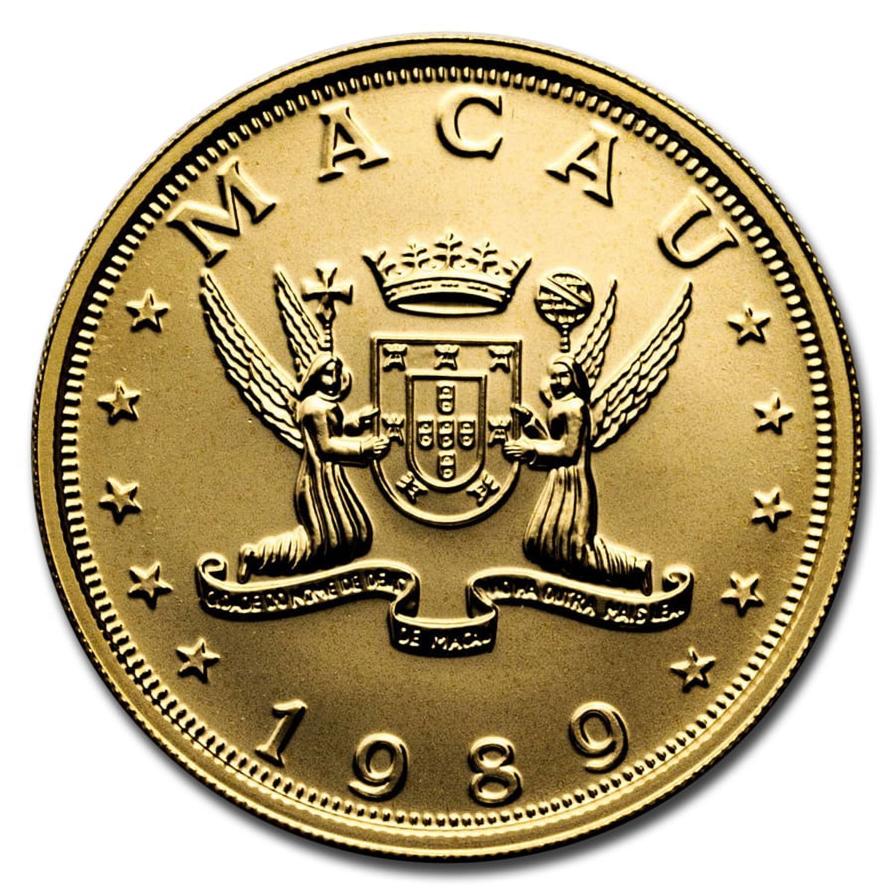 1989 Macau Gold 1000 Patacas Snake BU - Walmart.com