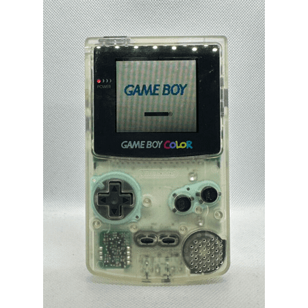 Nintendo GBC Game Boy Color GameBoy CLEAR skeleton Console GBC Genuine ...