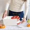 24pcs White Square 10x10x5 Inch Bakery Cake Boxes - Walmart.com