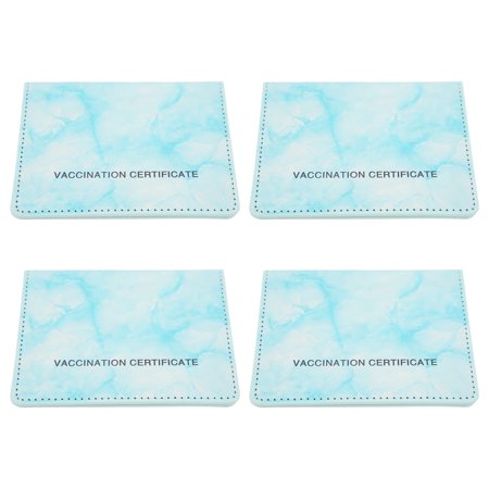 Vaccination Certificate Holder, Pure Color Vaccination Card Protector ...