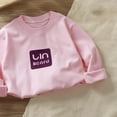 Frnrwgo Kids Girls Sweatshirt Letter Print Crew Neck Shirt Loose Fit ...
