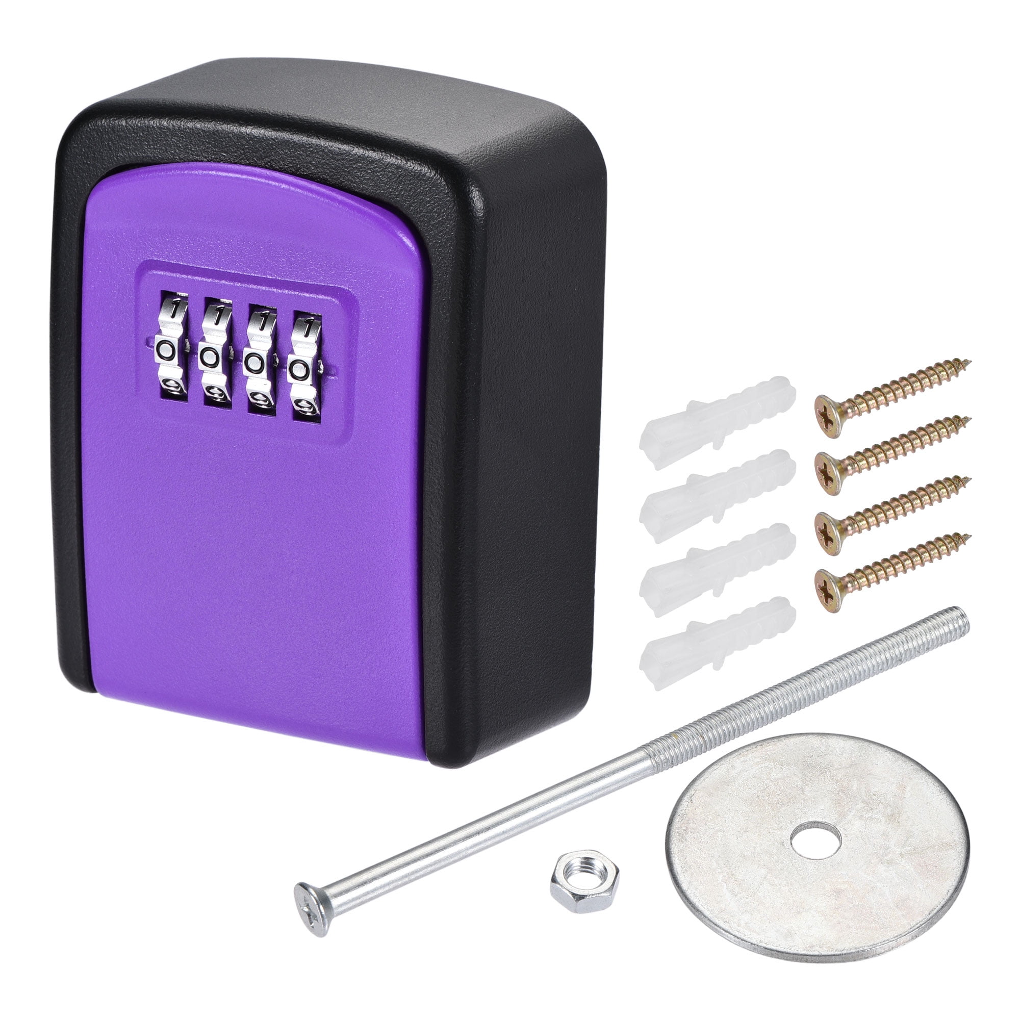 Uxcell Key Lock Box Key Storage 4 Digit Combination Wall Mount 3 7 X 2 uxcell-key-lock-box-key-storage-4-digit-combination-wall-mount-3-7-x-2
