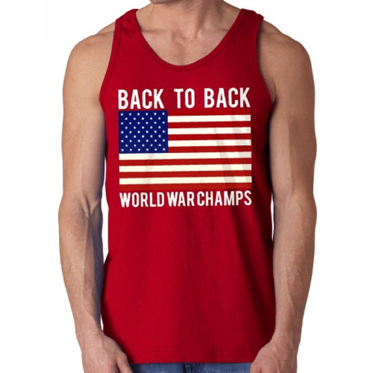 Back To Back World War Champs Men's Tank Top - Walmart.com