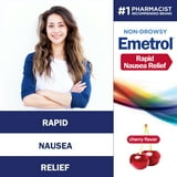 Emetrol Nausea and Upset Stomach Relief Liquid Medication, Cherry, 4 oz ...