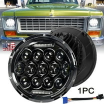 Pair DOT 7" Round Led Headlight Hi/Lo Lamp for Chevy Truck C10 C20 C30 ...