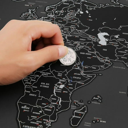 Large Size World Travel Map Wall Decoration Travel Edition World Map ...