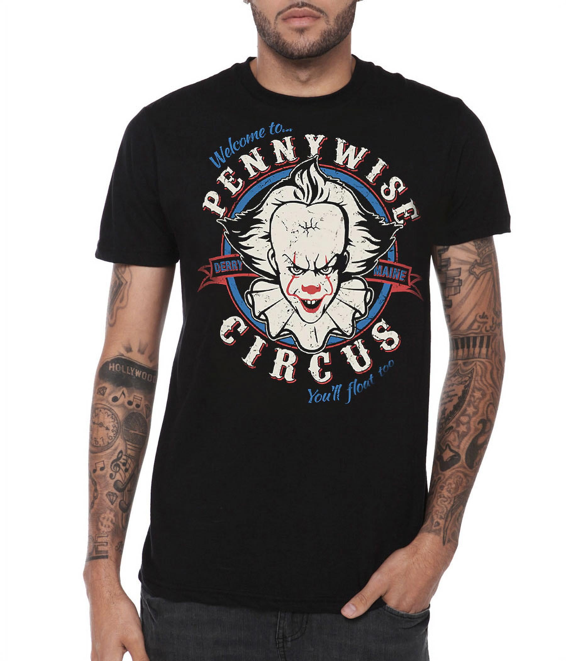 Stephen King's "IT" Pennywise Circus T-Shirt - Walmart.com