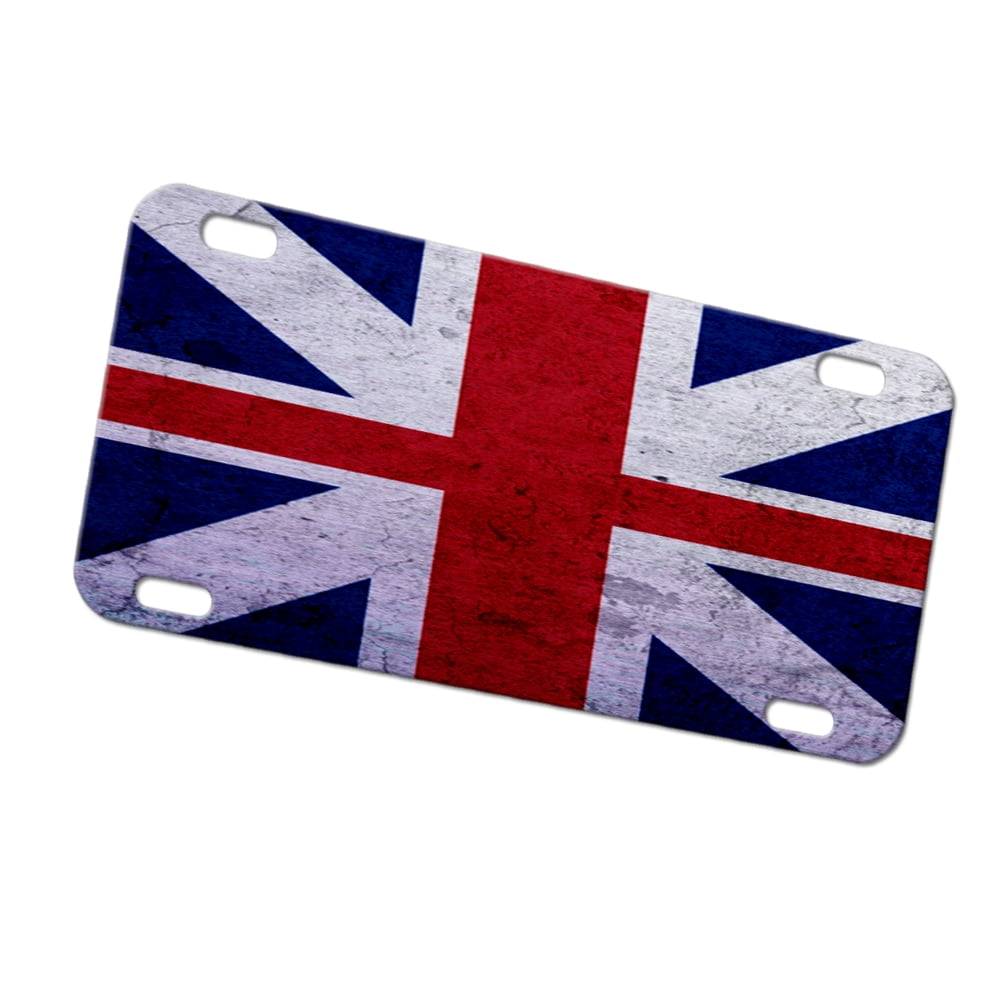 KuzmarK Automobile Car Tag License Plate - Union Jack - Walmart.com