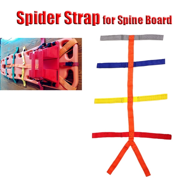 Spineboard Color Coded Spider Straps-10 Points for Spine Board ...