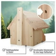 Solid Wood Blackbird Nesting Box - Weatherproof & Untreated, Wooden ...
