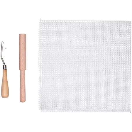 Latch Hooks, Blank Rug Hooking Mesh Latch Hook Latch Hook Crochet ...