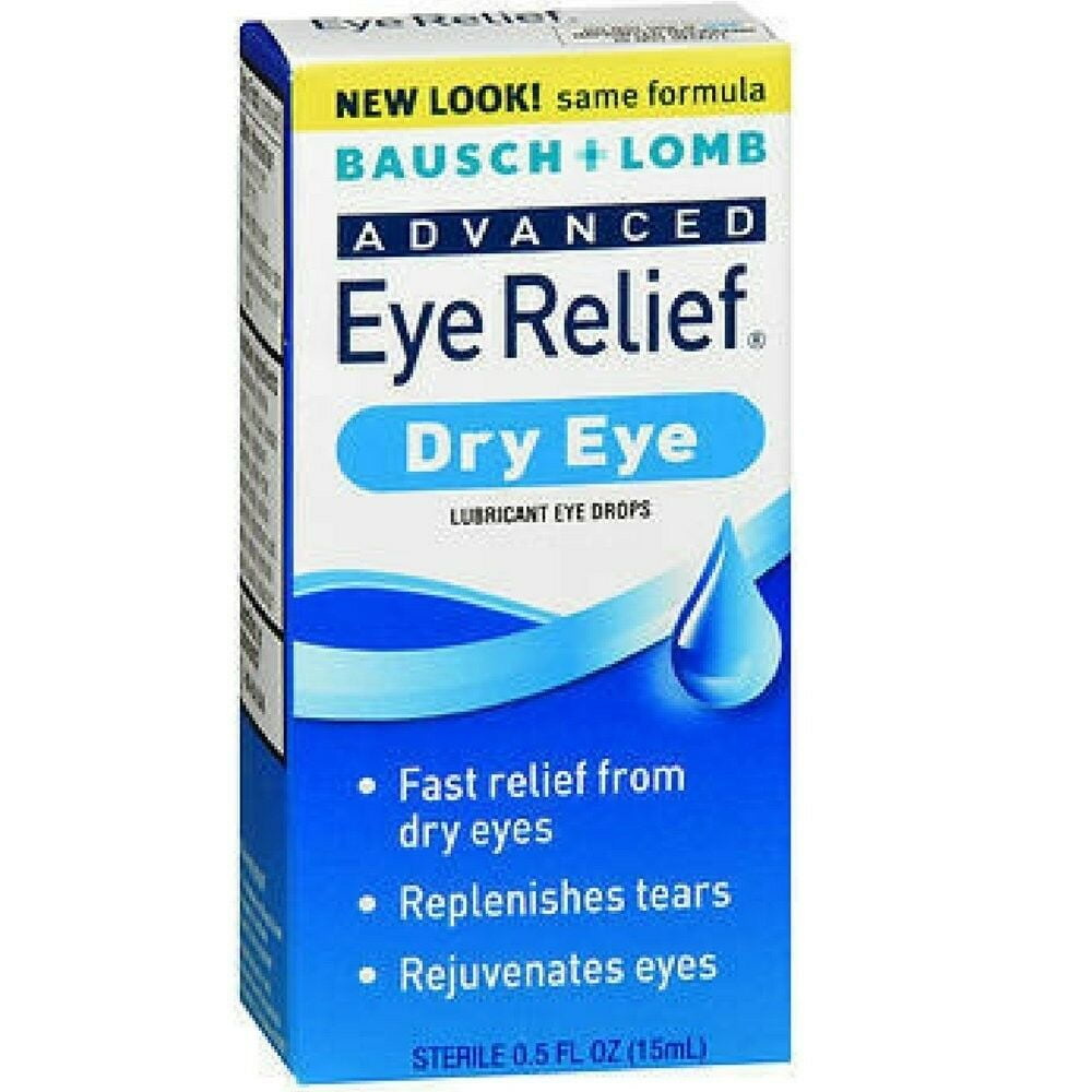 Buy Bausch & Lomb Advanced Lubricant Vision & Eye Drops Fast Relief, 0 ...