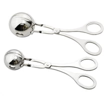 Norpro Stainless Steel Meat Baller 7" x 1.75" with Scissor-Grip Action ...