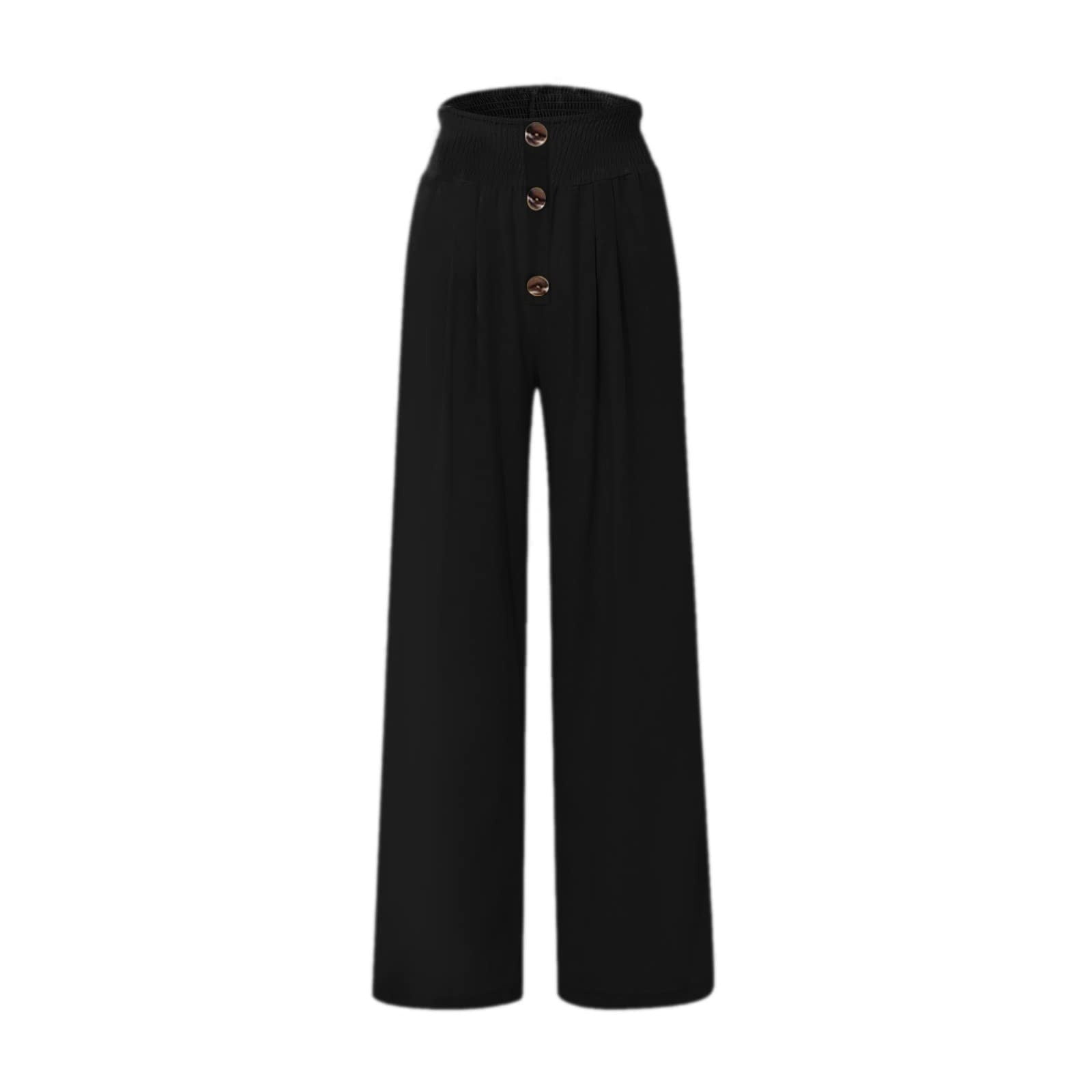 Pntutb Womens Pants Clearance Womens Solid Pants Comfortable Elastic