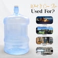 Alpine Cuisine Water Jug, 5 Gallon Plastic Bottle with Cap - Walmart.com